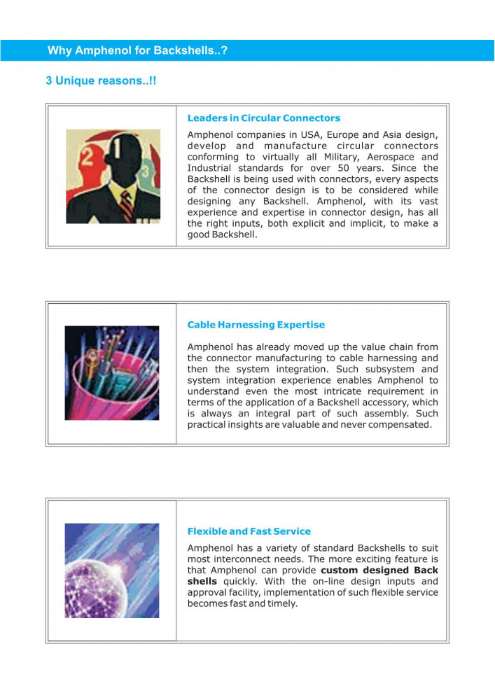 Amphenol backshell catalogue page 3
