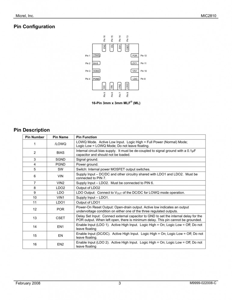 MIC2810 datasheet page 3