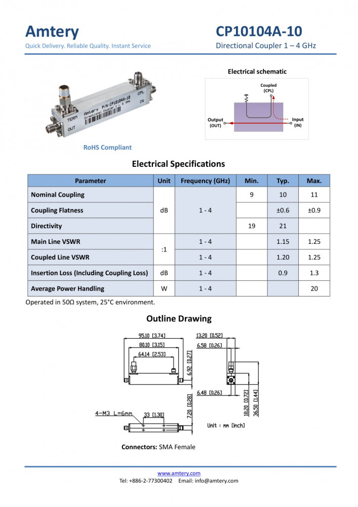 CP10104A-10 technical document page 1