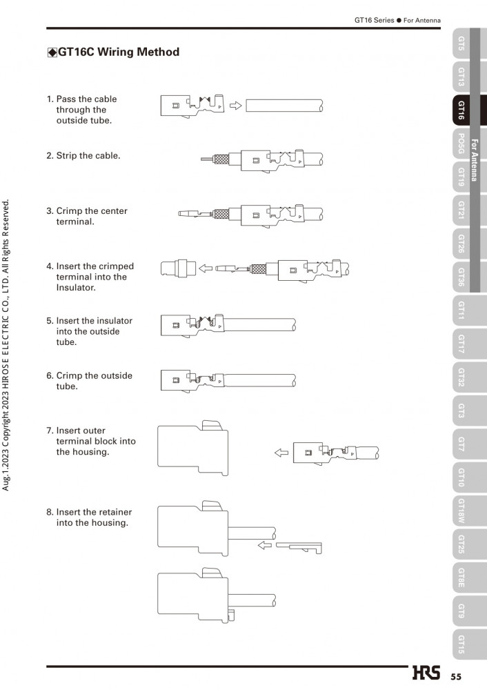 HRS GT16 datasheet page 8