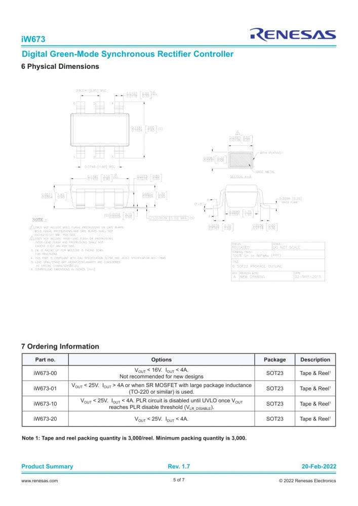 IW673-20 datasheet page 5