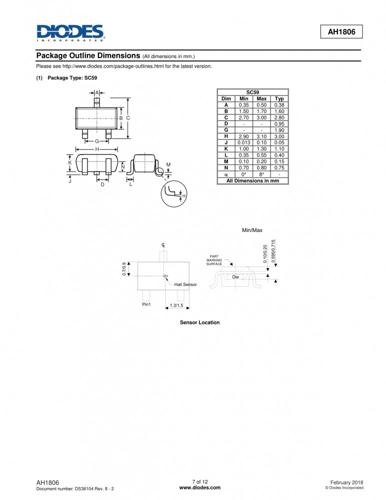 AH1806 datasheet page 7