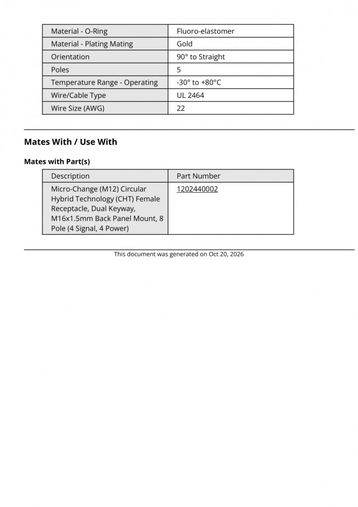 MOLEX technical document image, page 3