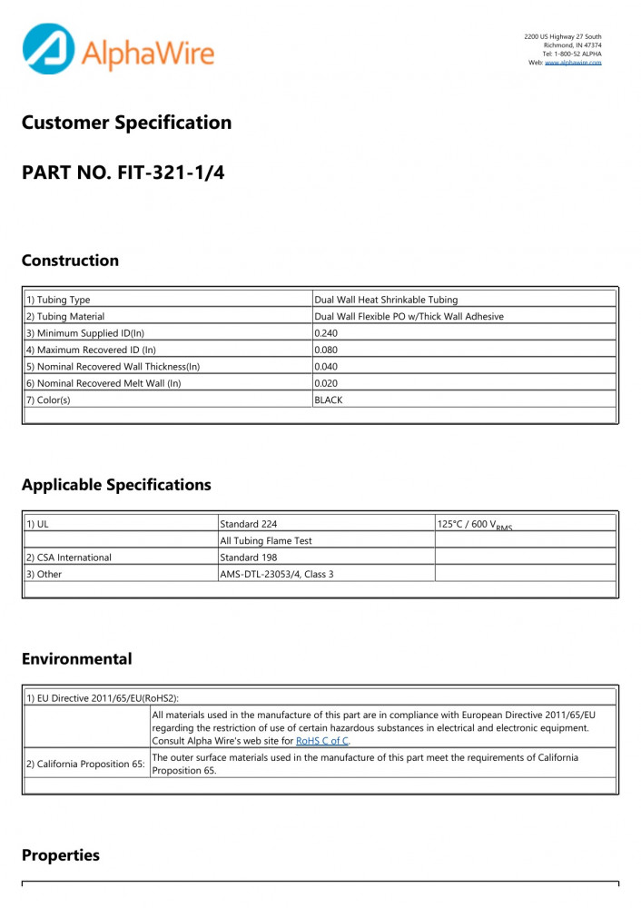 F3211/4 BK064 technical document page 1