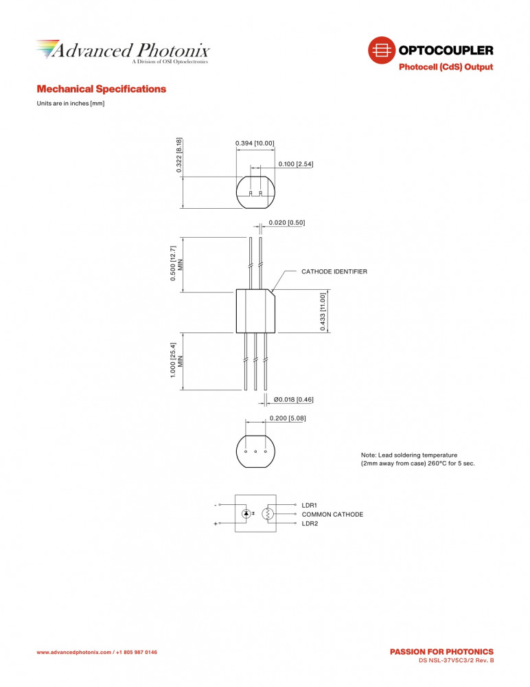 NSL-37V5C3/2 datasheet page 3