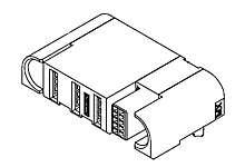 EXTreme Ten60Power Right-Angle Receptacle with Top Guides, 4 AC Power Circuits, 20 Signal Circuits, 10 DC Power Circuits
