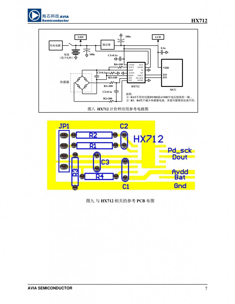 HX712 datasheet page 7