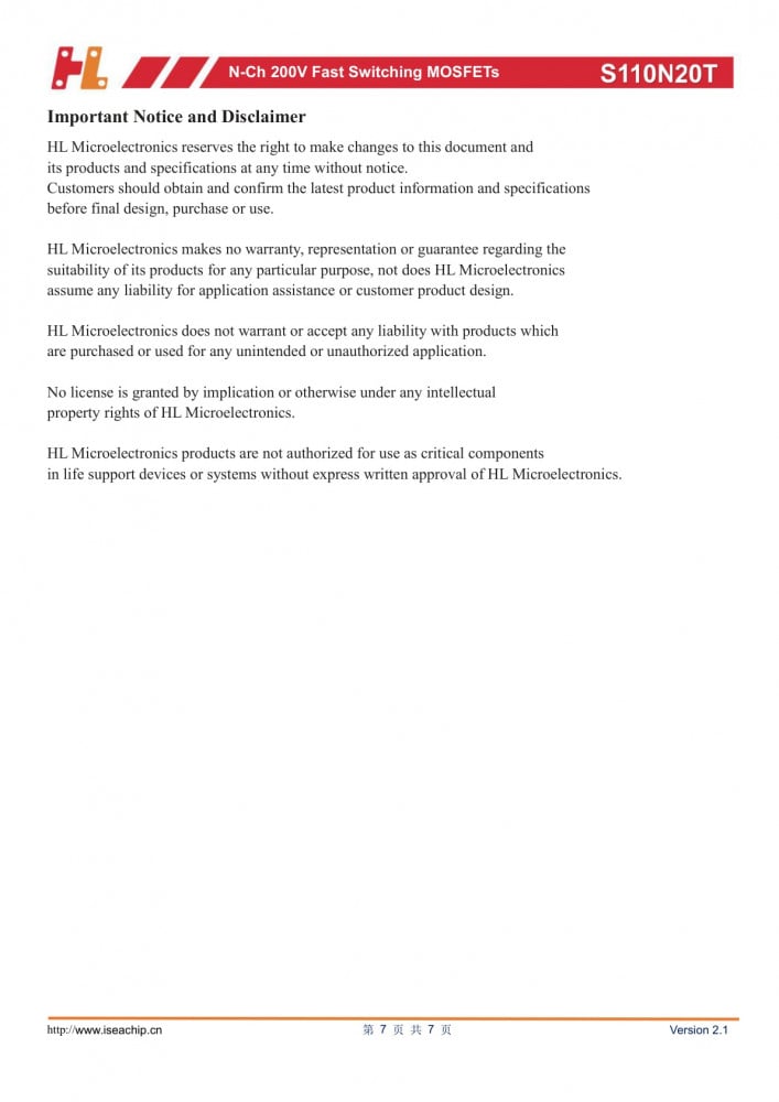 S110N20T datasheet page 7