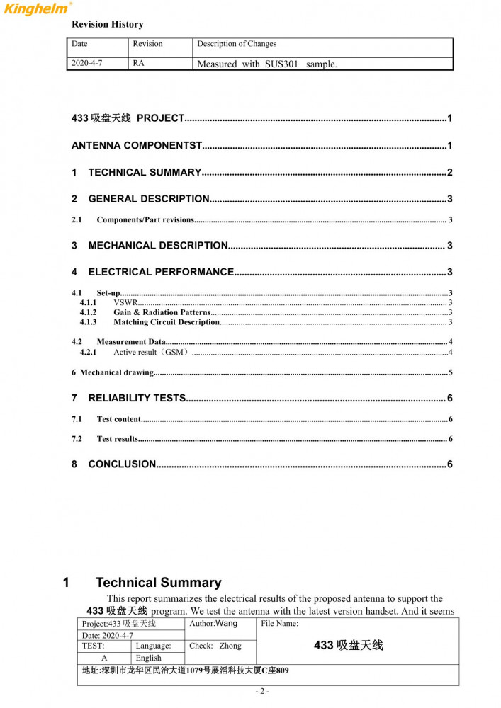 KH-433-3M-XP specification page 2