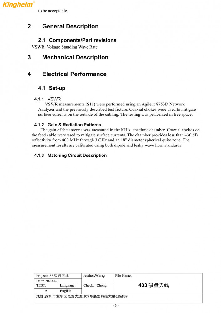 KH-433-3M-XP specification page 3