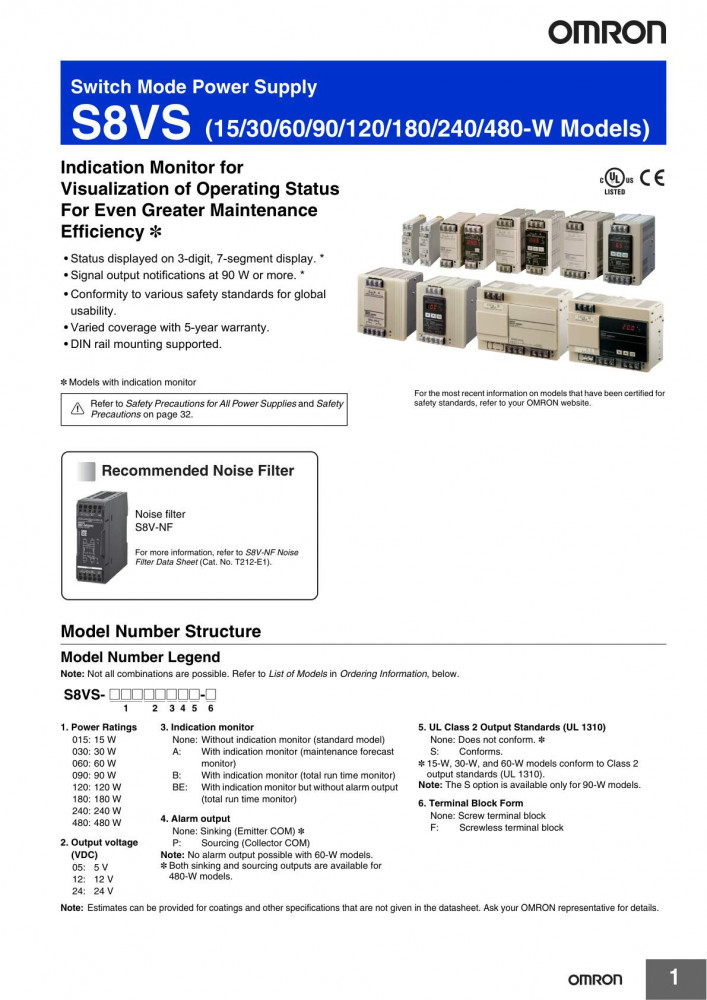 S8VS technical document page 1