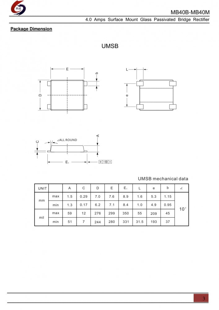 MB40M datasheet page 3
