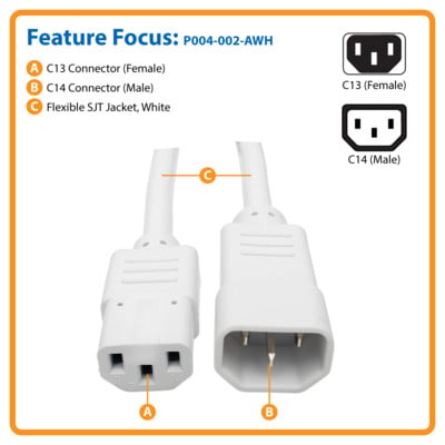EATON P004-002-ABL Power Cable Assembly