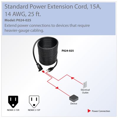 EATON P024-025 Power Line Cable and Extension Cord Assembly for sale