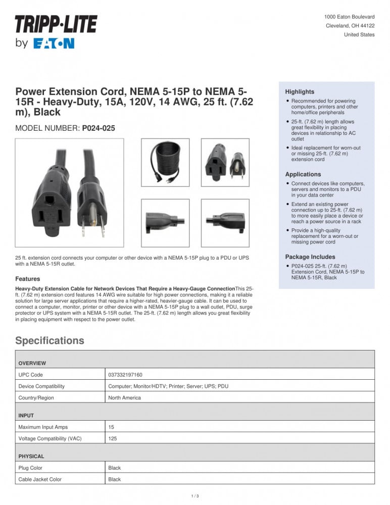 P024-025 technical document page 1