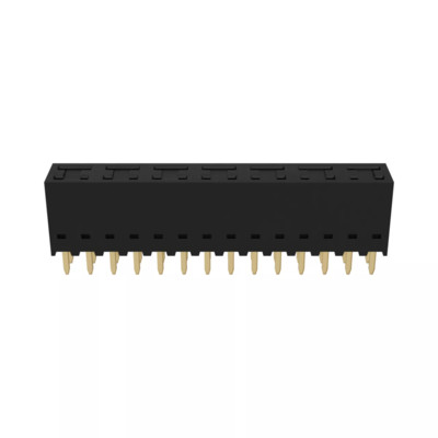 C-Grid III PCB Receptacle, 2.54mm Pitch, Dual Row, Vertical, 28 Circuits, 0.12µm Gold (Au) Flash Plating, Straight PCB Pins for sale