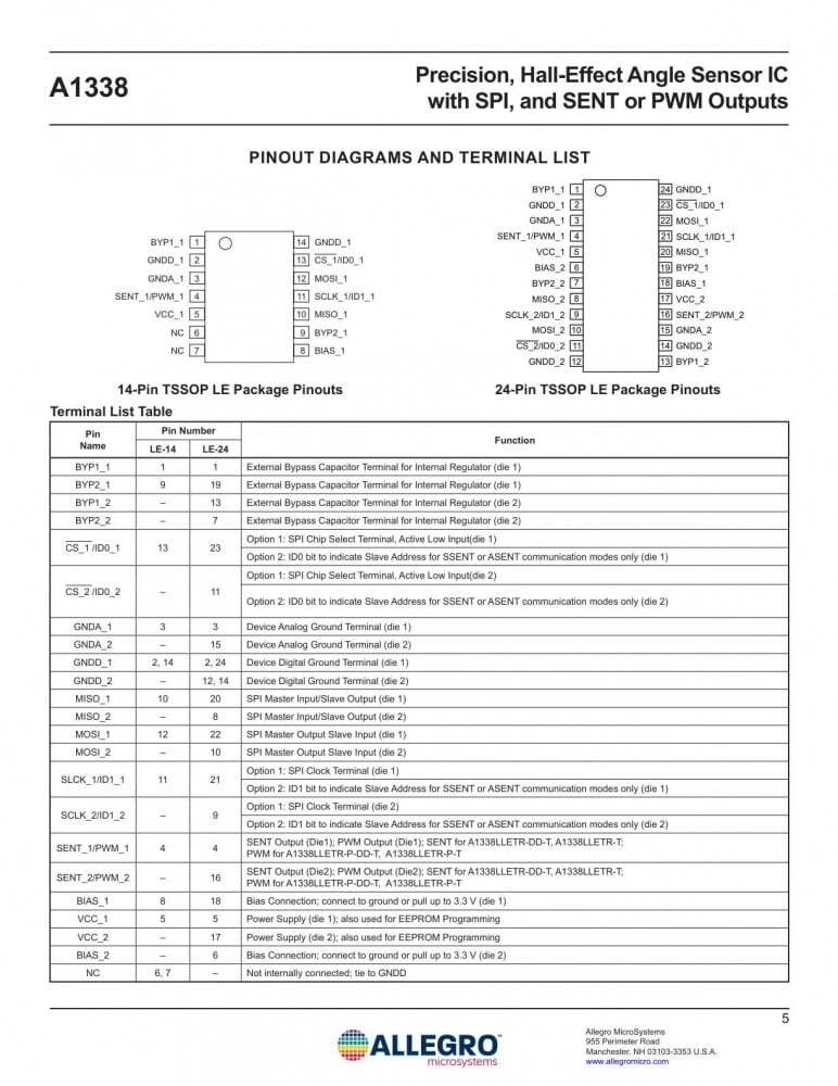 A1338 datasheet page 5