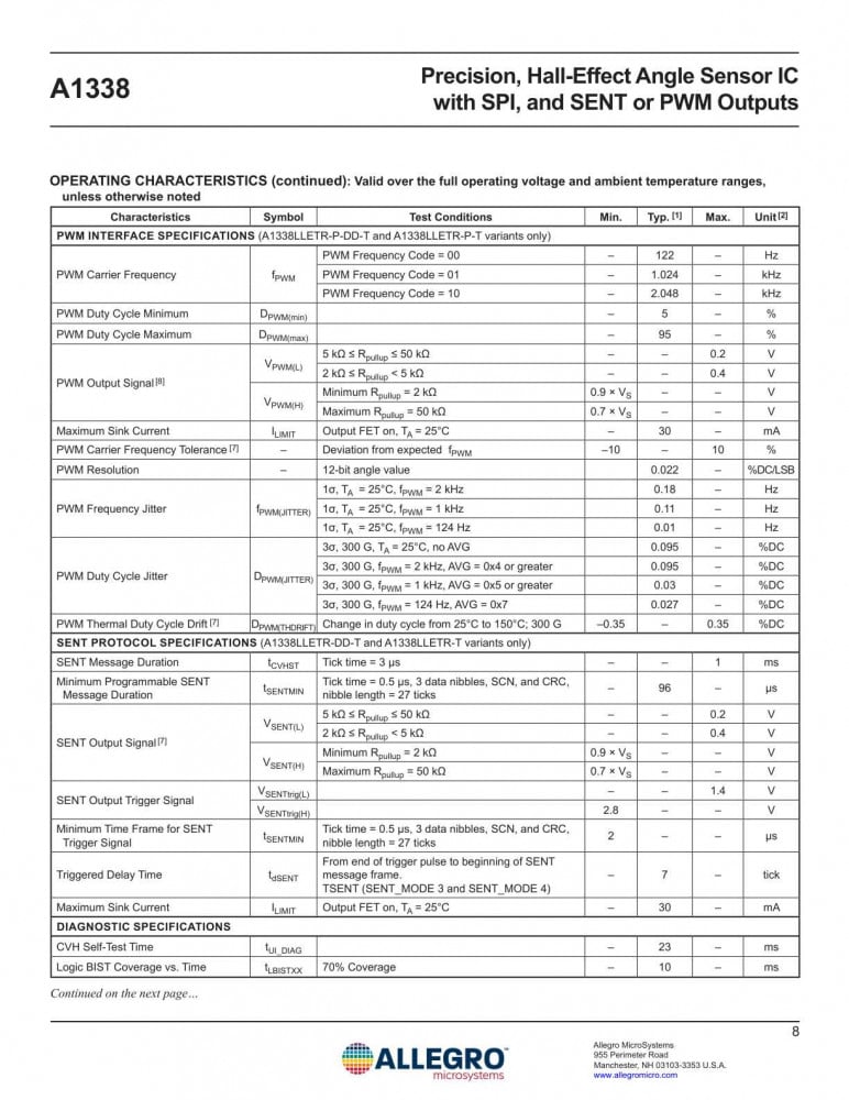 A1338 datasheet page 8