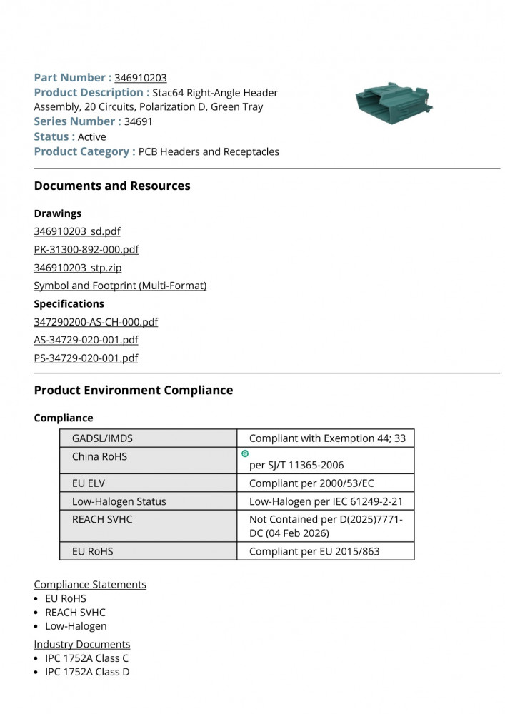 Product document preview, page 1