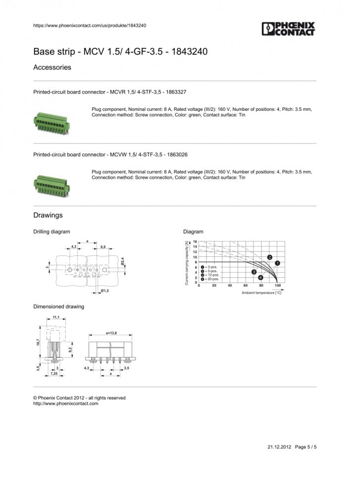 Phoenix Contact 1843240 technical document page 5