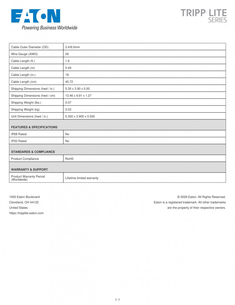 P940-19I product document image, page 2