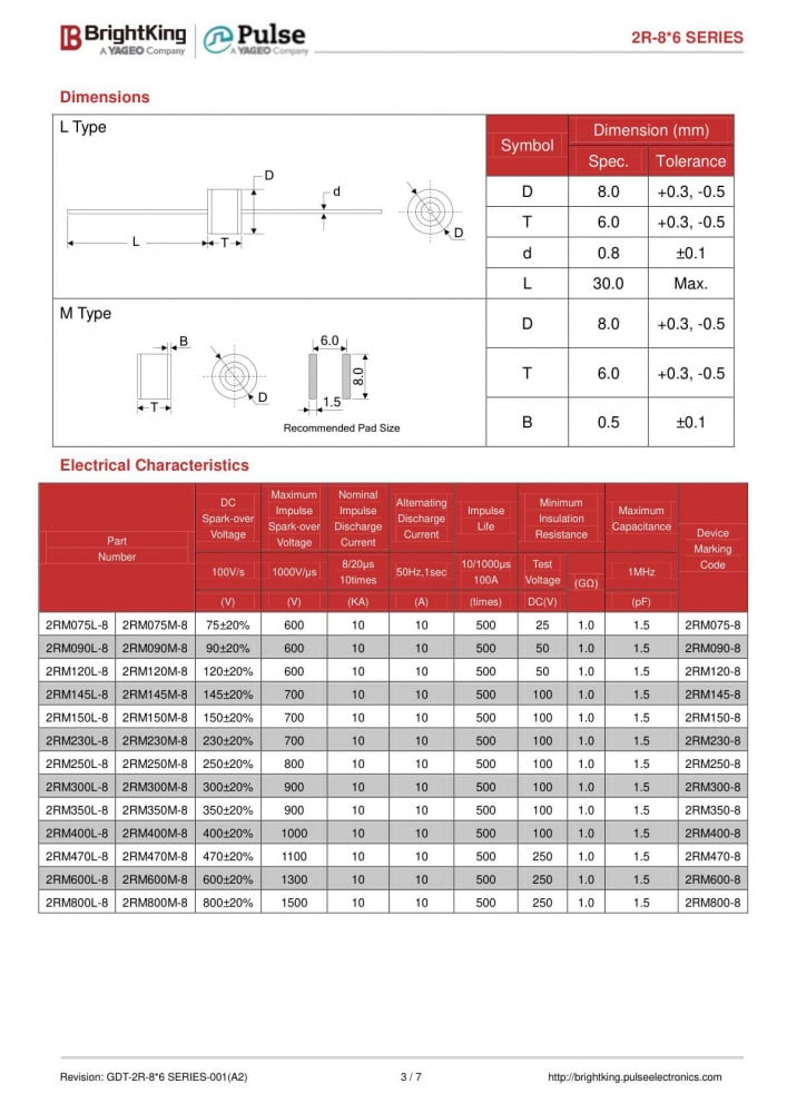 2RM120L-8/B datasheet page 2