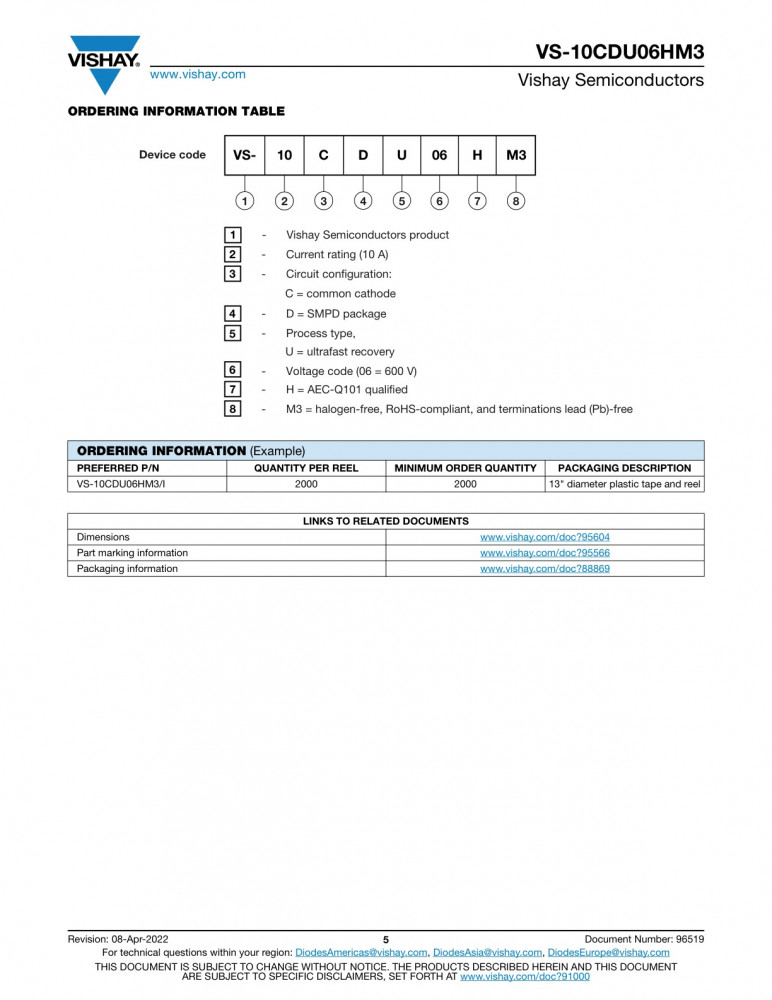 VS-10CDU06HM3/I datasheet page 5