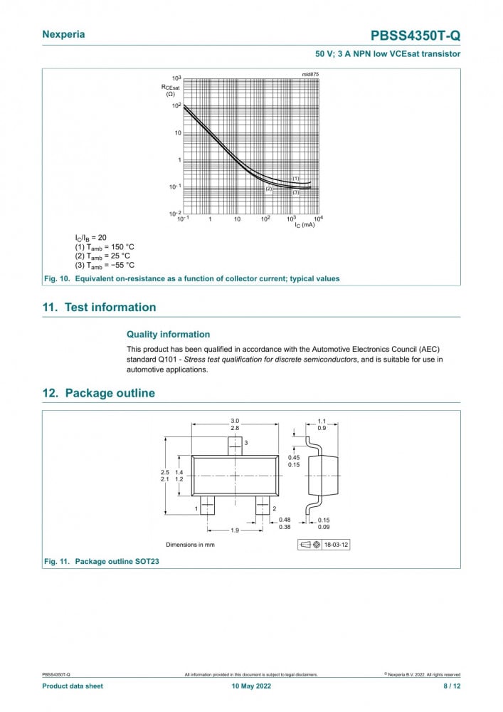 PBSS4350T-QVL datasheet page 8