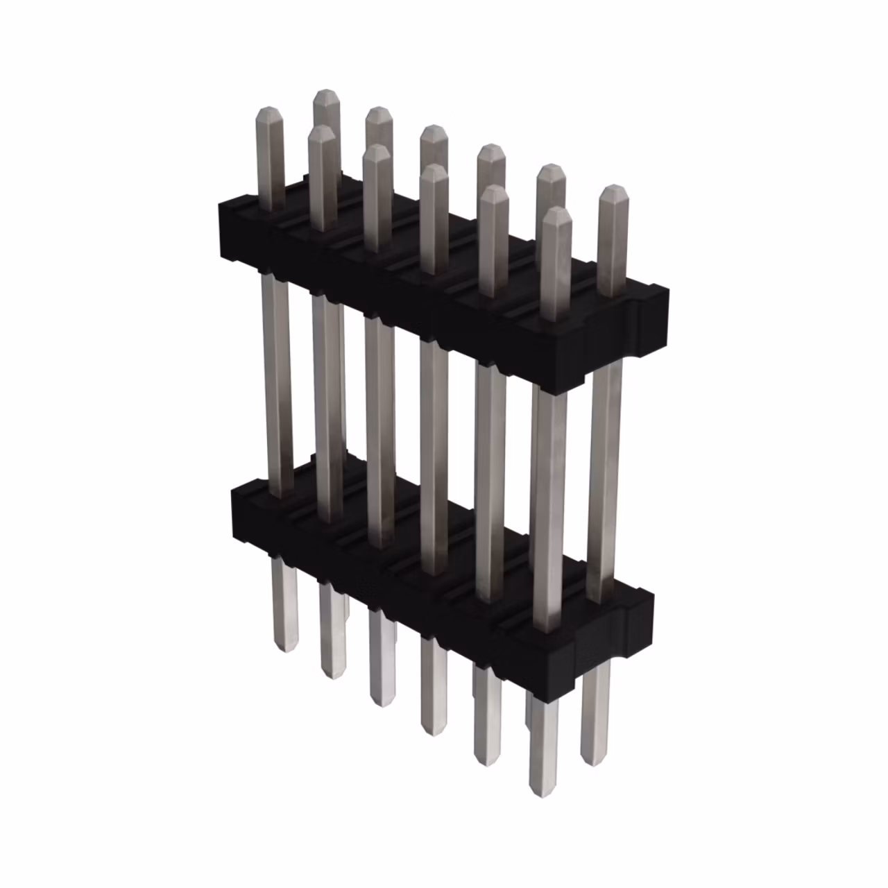 Milli-Grid Header, Dual Row, Dual Body, Through Hole, Vertical, 12 Circuits, 2.50µm Tin (Sn) Selective Plating, 10.00mm Stacking Height, Pocket Tray, Lead-Free for sale
