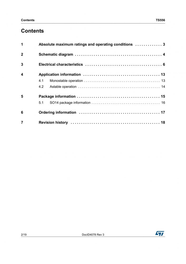 TS556 datasheet page 2