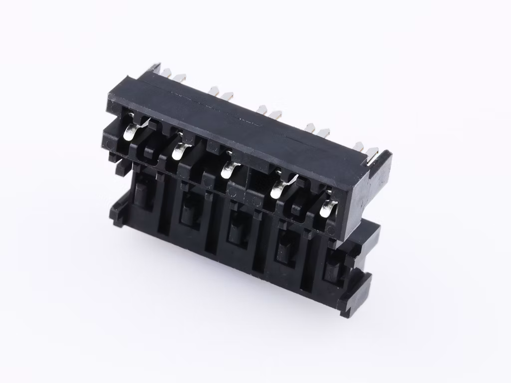 5.00mm Pitch Appli-Mate RAST Power Female Connector, 5 Circuits, Fully Coded, Short Thin and Closed Endwalls, Latch Between Circuits 1-2 and Circuits 4-5, Polarizing Rib Between Circuits 3 and 4, Glow-Wire Capable for sale