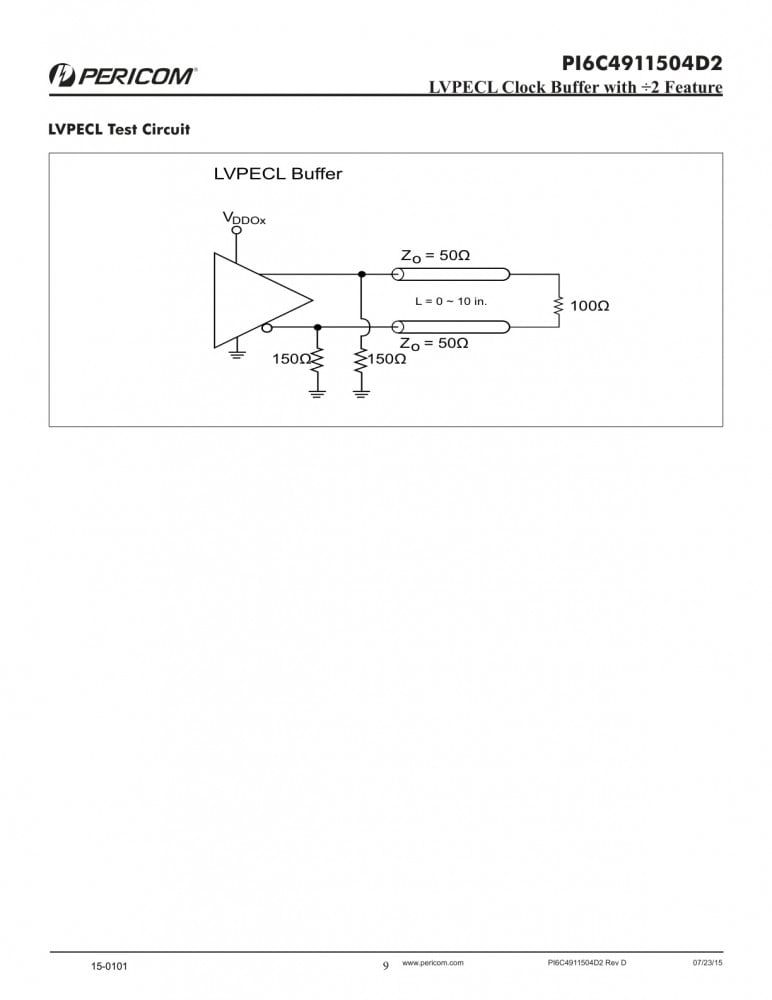 PI6C4911504D2LIE datasheet page 9
