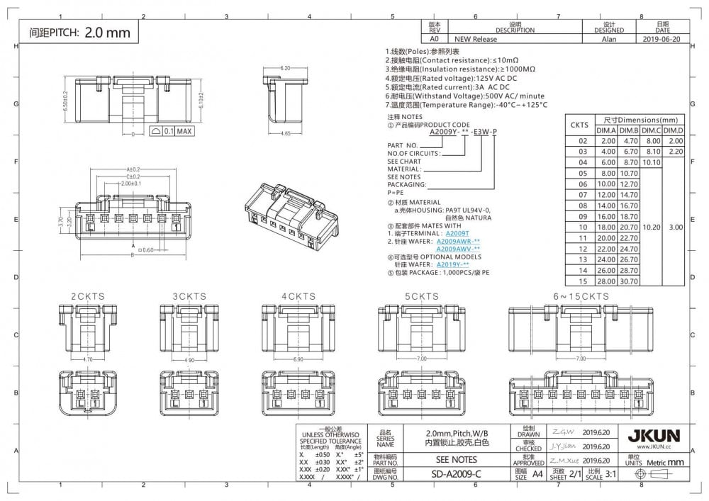 QA2009 series drawing page 5