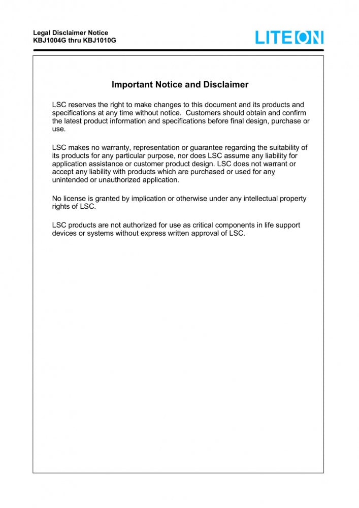 KBJ bridge rectifier datasheet page 3