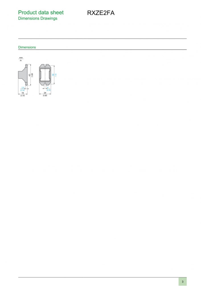 RXZE2FA technical document page 3