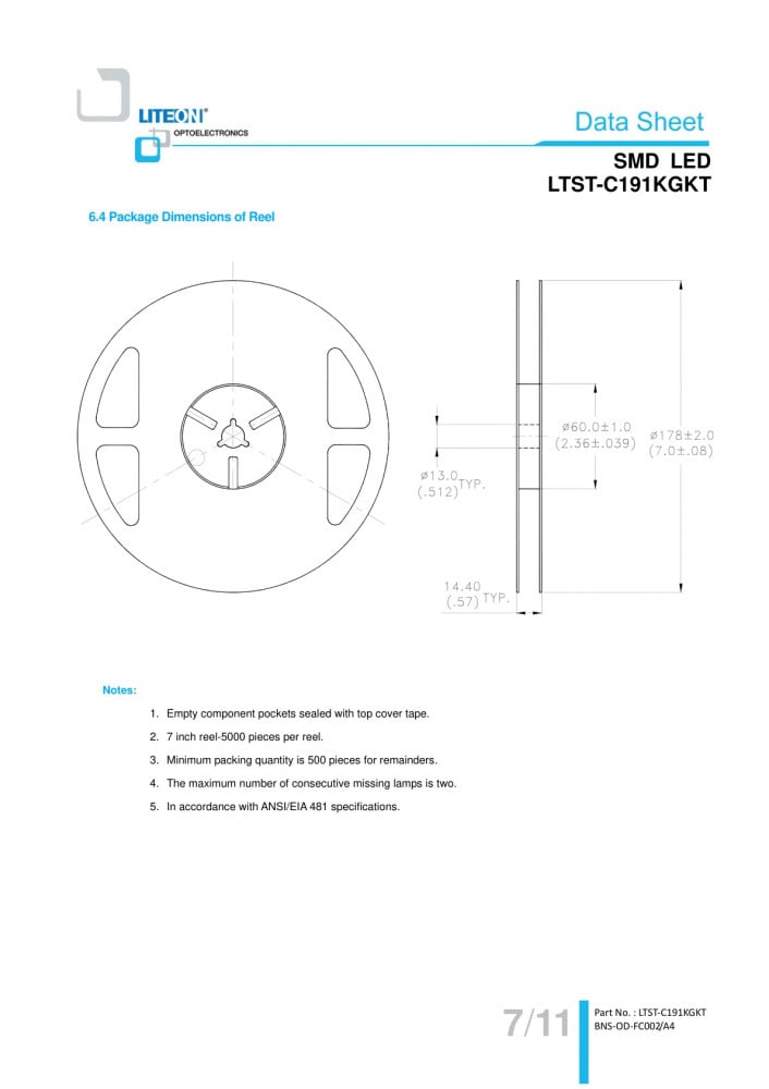 LTST-C191KGKT datasheet page 8