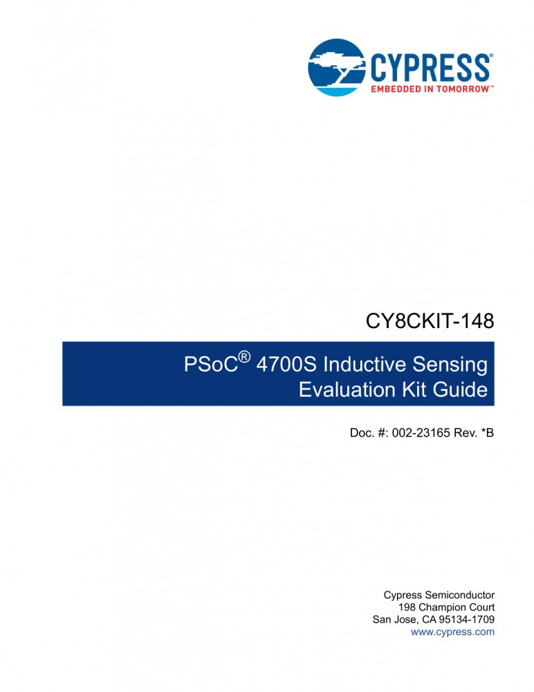 CY8CKIT-148 document page 1