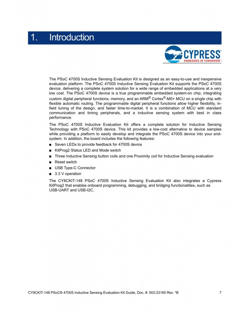CY8CKIT-148 document page 7