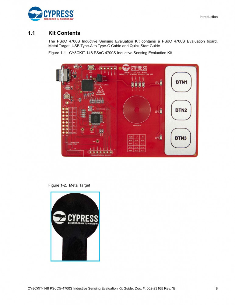 CY8CKIT-148 document page 8