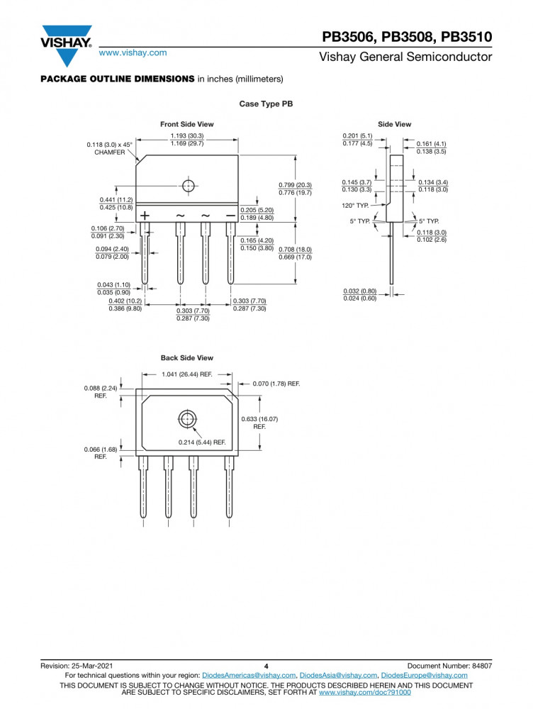 PB35 datasheet page 4