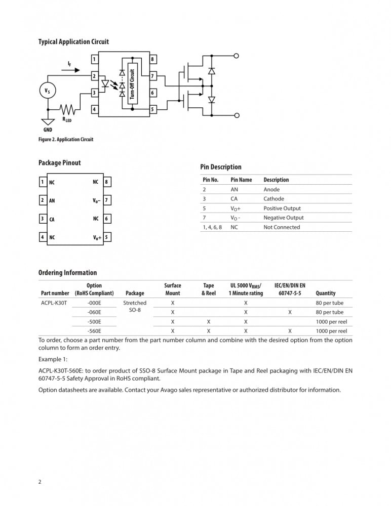 ACPL-K30T-560E datasheet page 2