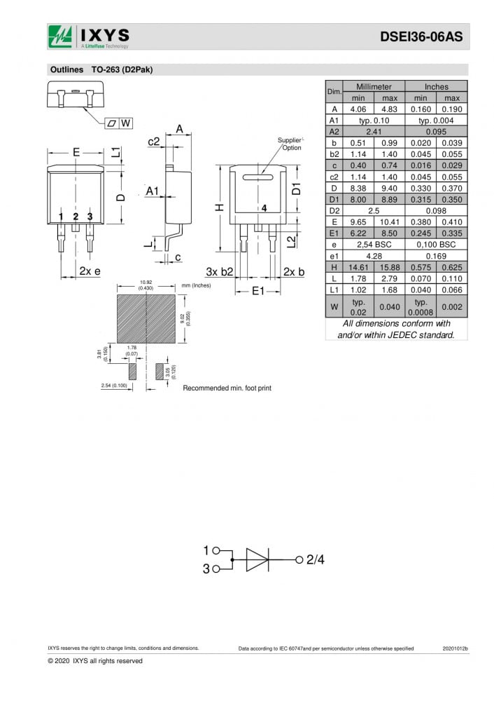 DSEI36-06AS technical document page 4