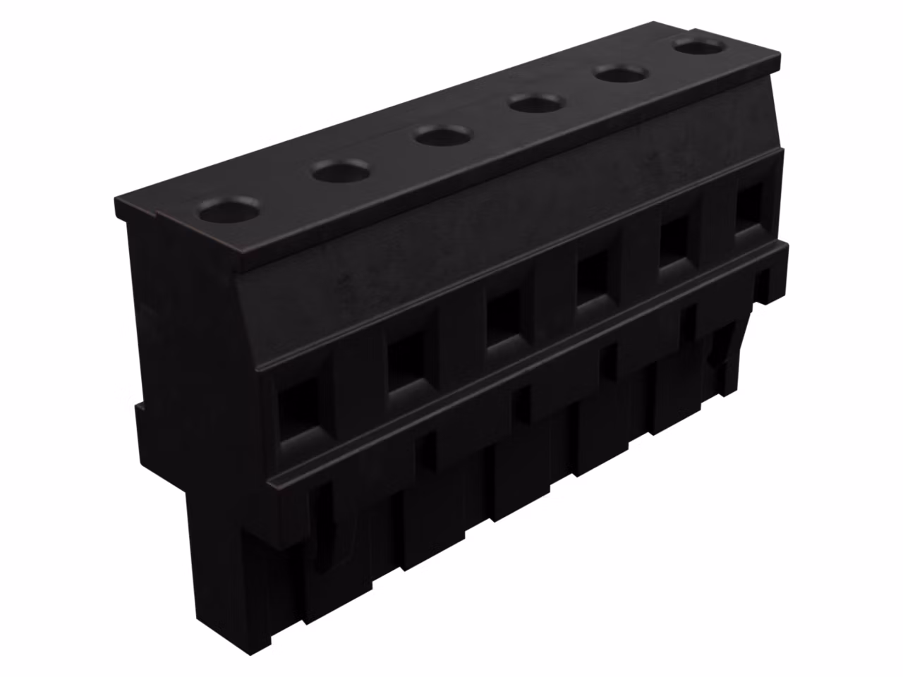 7.50mm Beau Eurostyle Pluggable Terminal Block, 270° Wire Entry, 6 Circuits for sale