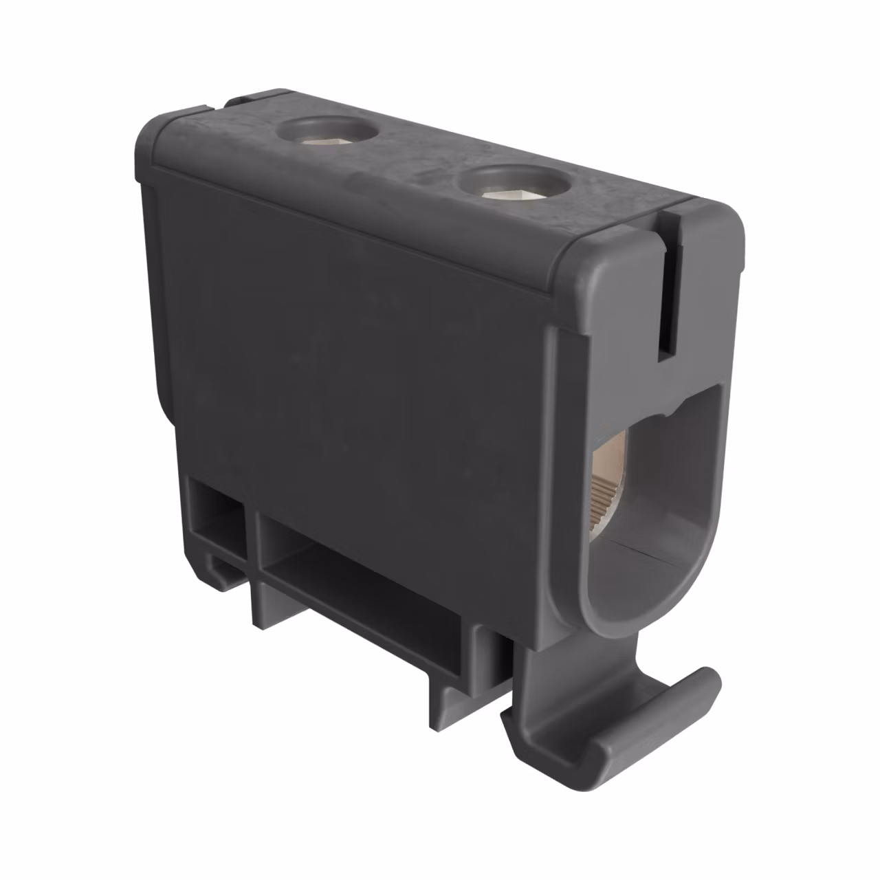 High Current Universal Clamp Terminal Block, 35.00mm DIN-rail Mount, 150.0A / 600V, Grey Housing and Cover, 1 Circuit for sale
