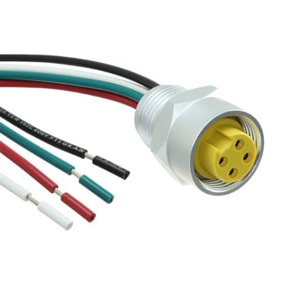 Amphenol AT06GY-6S-N-TPE-M2 Rectangular Cable Assembly for sale