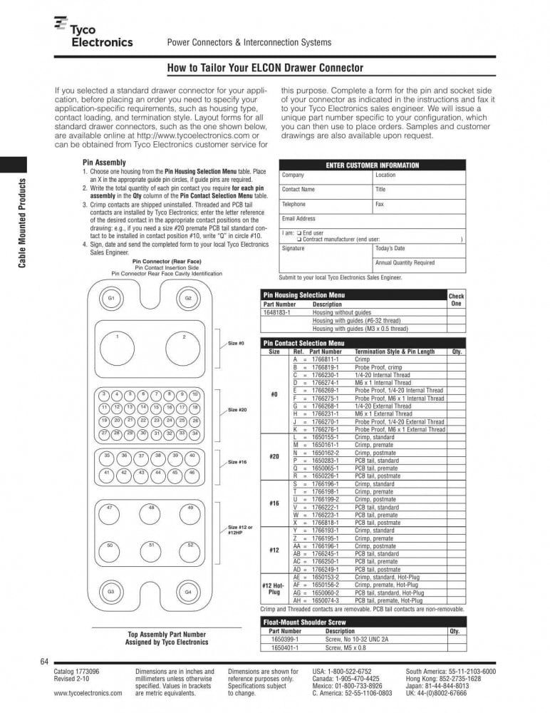 ELCON Drawer technical document page 3