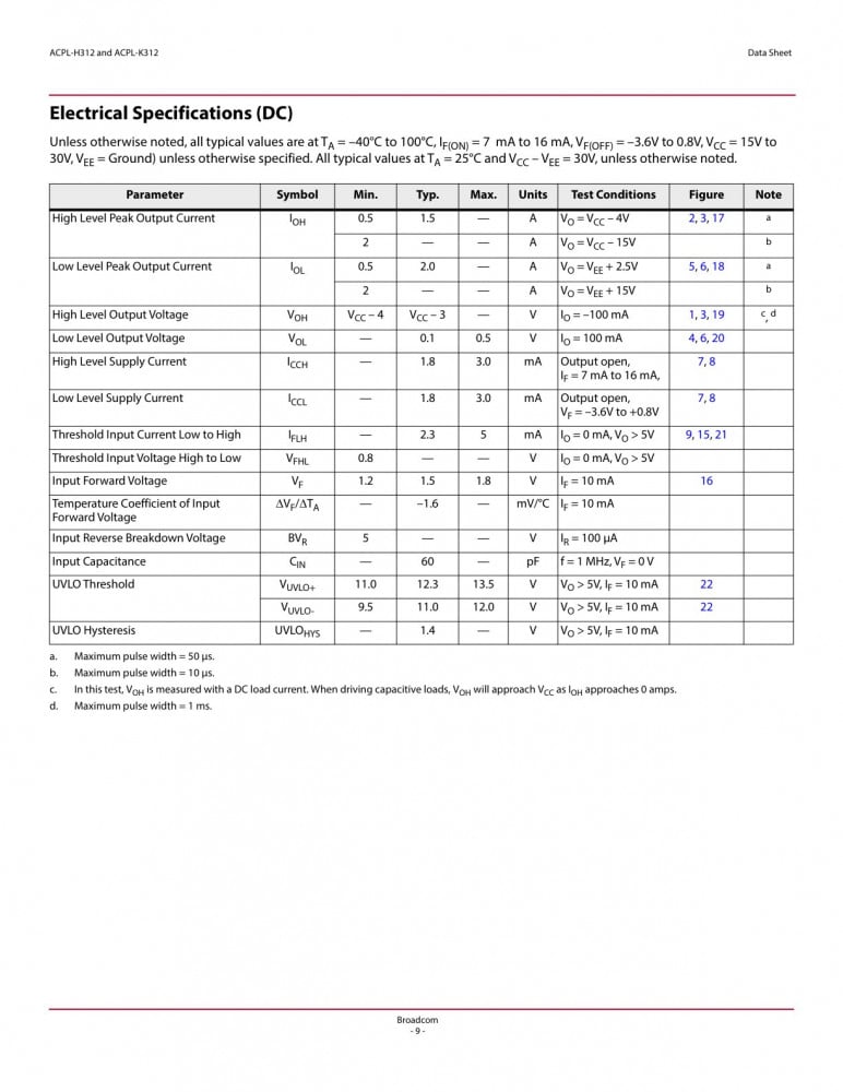 ACPL-K312-000E datasheet page 9