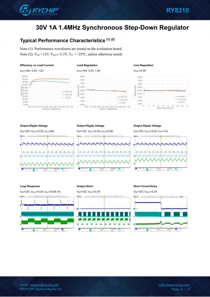 RY8310 datasheet page 5