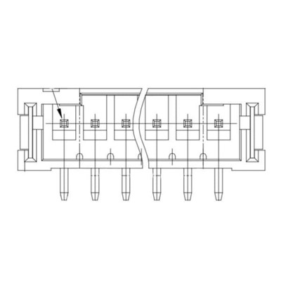 EDAC 140-515-417-060 Male Header Pins