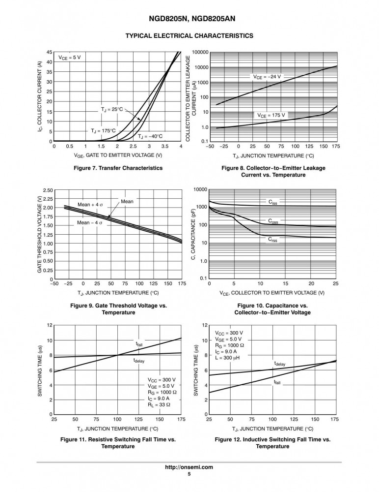 NGD8205ANT4G datasheet page 5